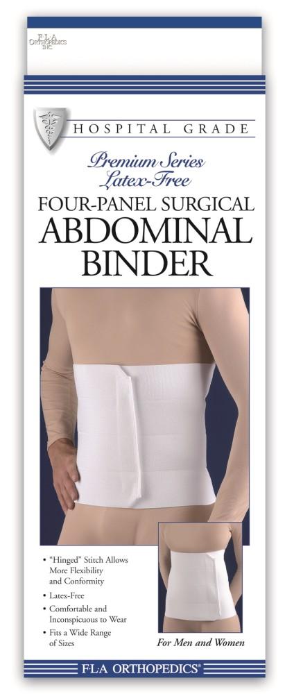 FOUR-PANEL SURGICAL ABDOMINAL BINDER 12" – The Medical Zone